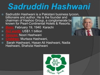 Top 5 richest people in pakistan | PPTX