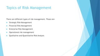 Top 5 Risk Management Topics for Students | PPTX