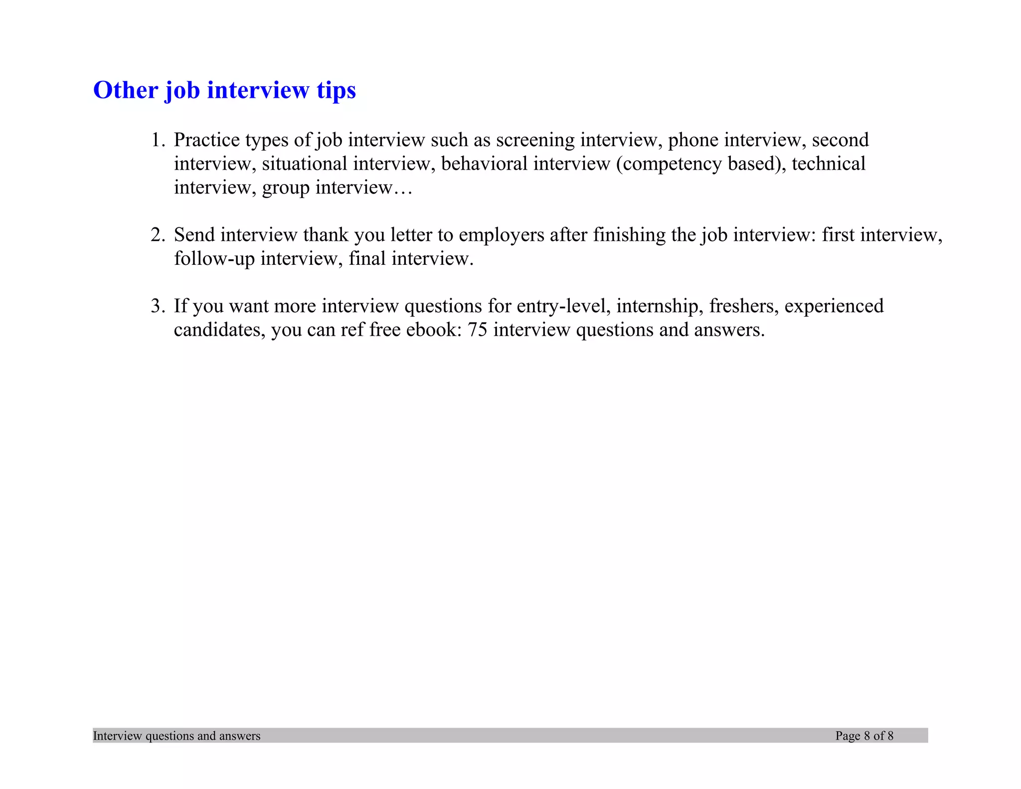 Top 5 senior process engineer interview questions with answers | DOC