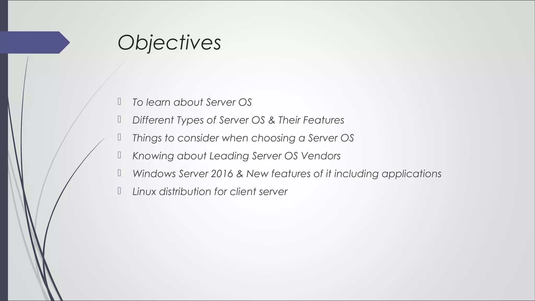 Top 5 Server Operating Systems | PPT | Operating Systems | Computer ...