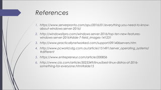 Top 5 Server Operating Systems | PPT