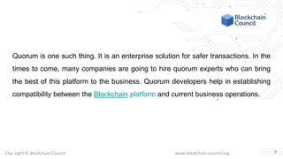 Top 5 skill needed to become a quorum expert (1) | PPT