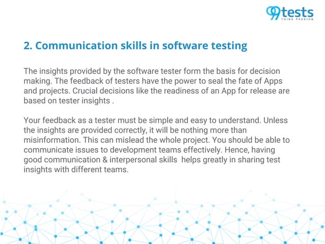 Top 5 Software Testing Skills For Testers | PPT