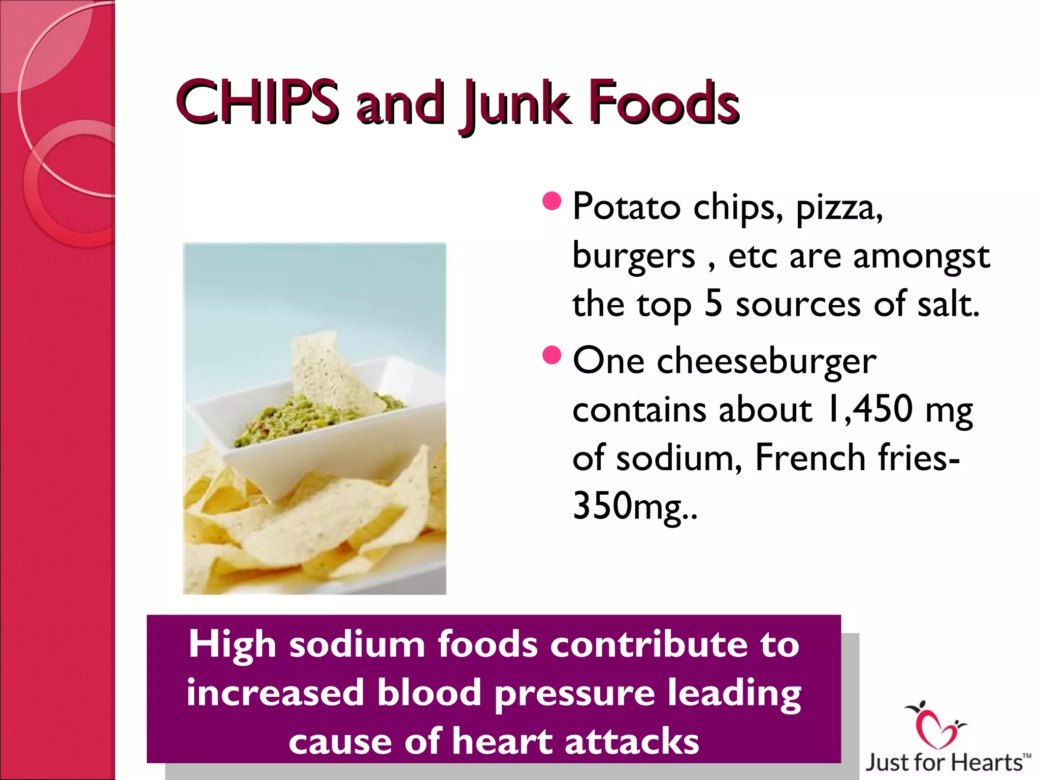 Top 5 sources of hidden salt | PPT | Heart and Cardiovascular Diseases ...