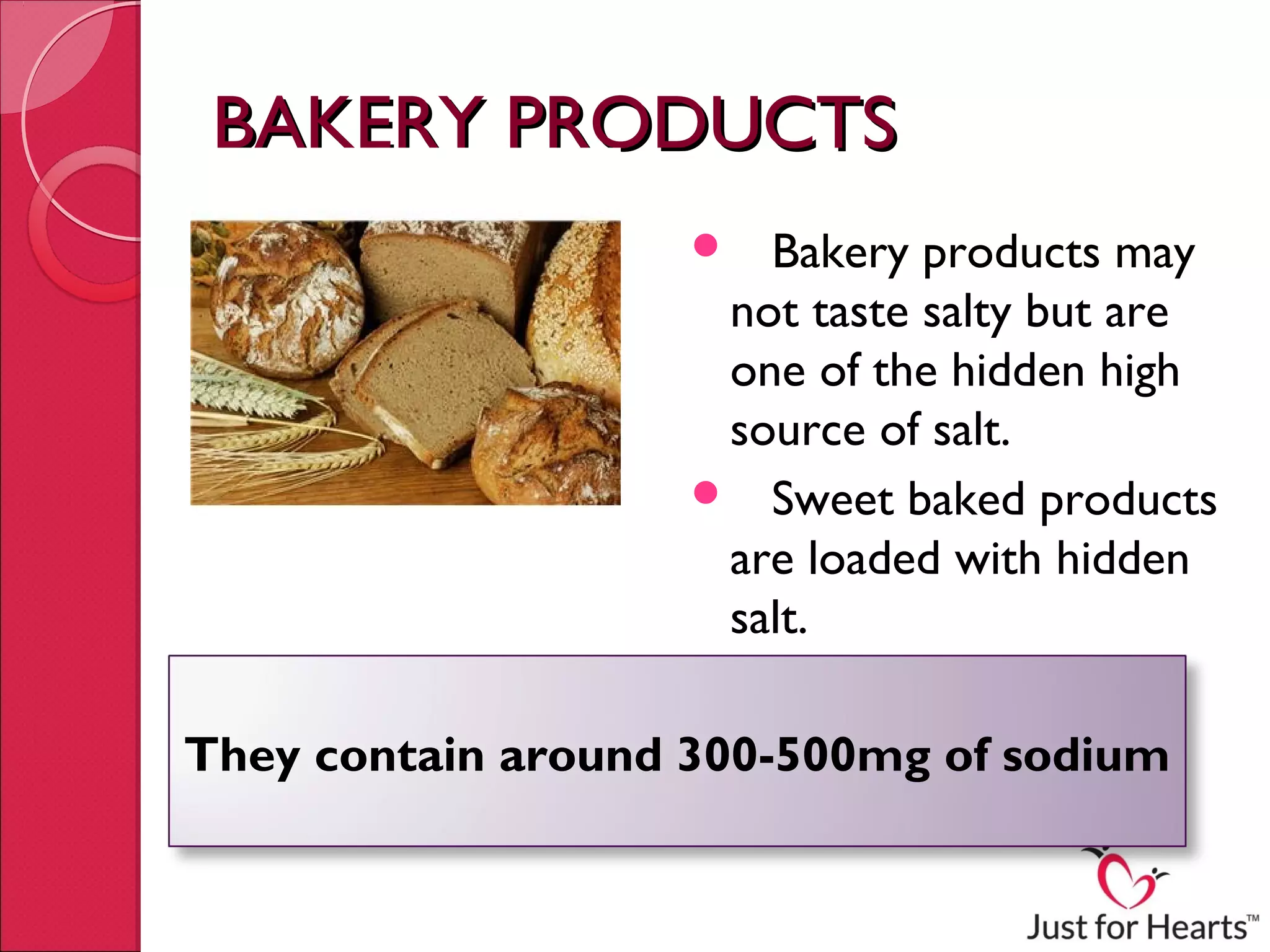 Top 5 sources of hidden salt | PPT | Heart and Cardiovascular Diseases ...