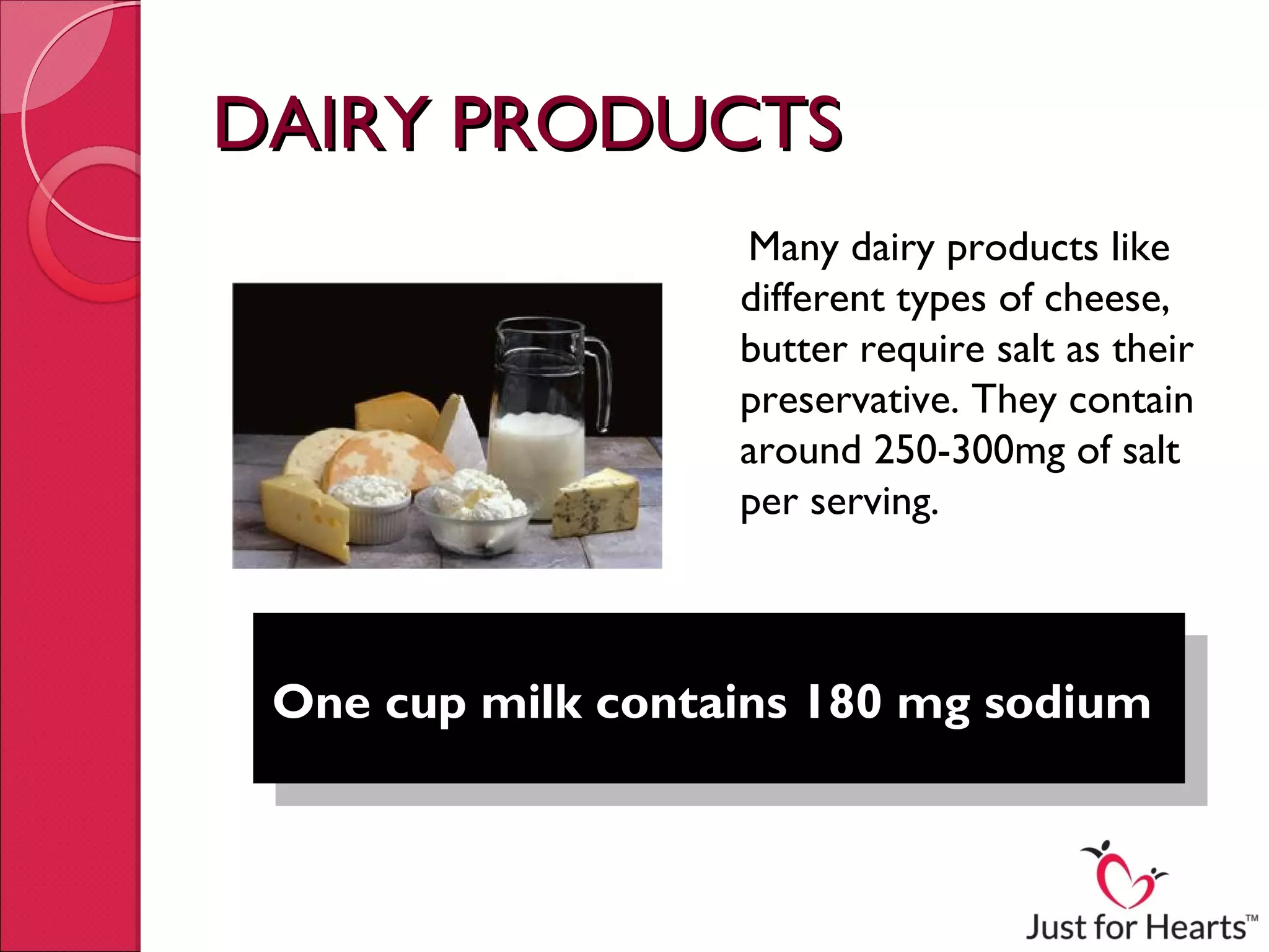 Top 5 sources of hidden salt | PPT | Heart and Cardiovascular Diseases ...