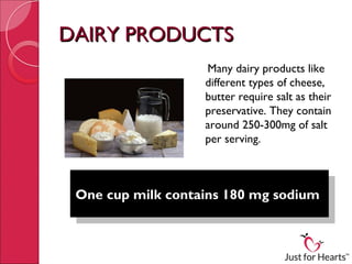 Top 5 sources of hidden salt | PPT