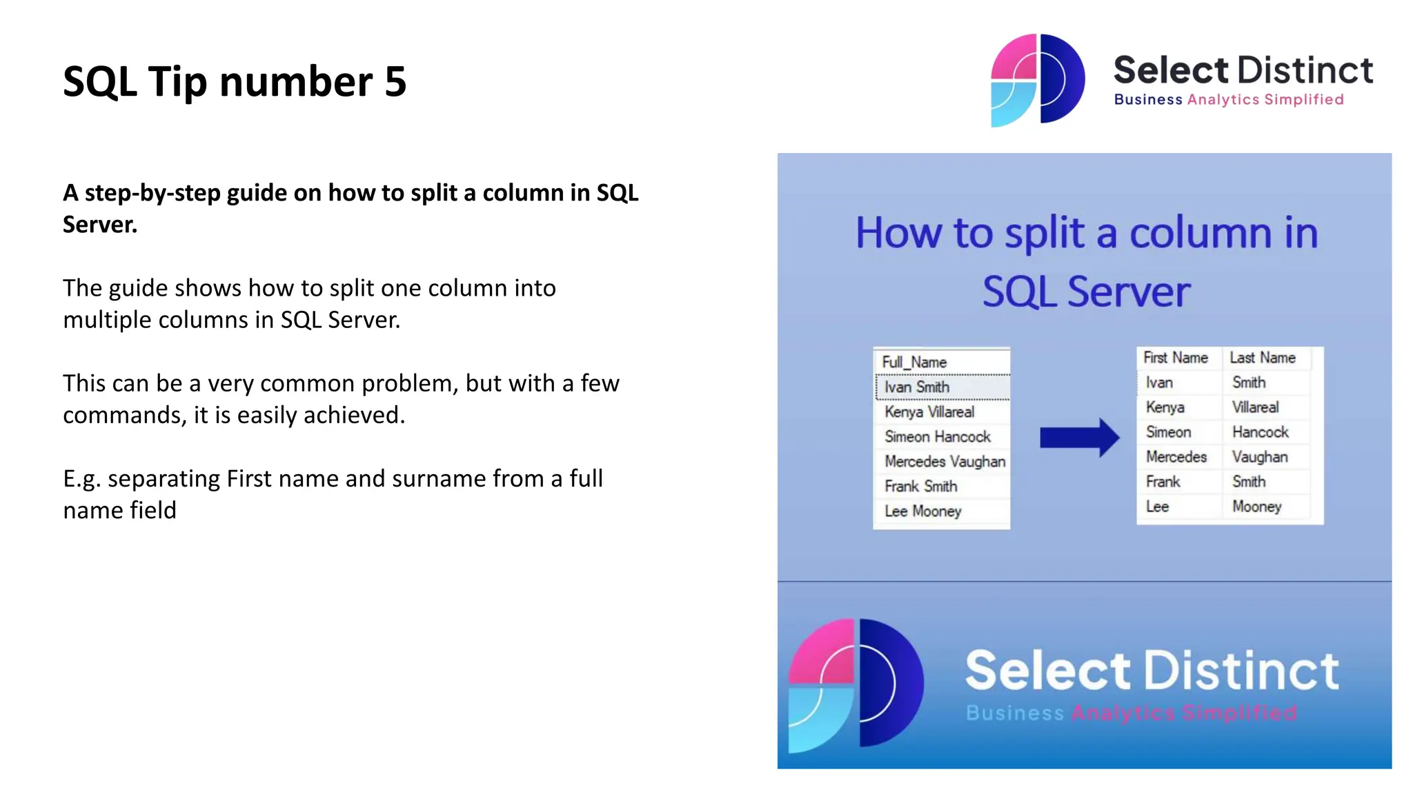 Top 5 SQL Tips and Timesaver 2023, our most popular posts | PPT