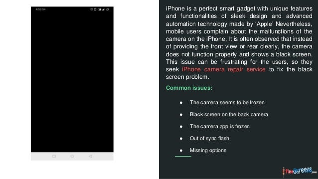 Top 5 Steps To Fix The iPhone Black Screen Camera Problem.pptx