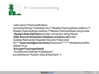 Top 5 things to know about sql azure for developers | PPT