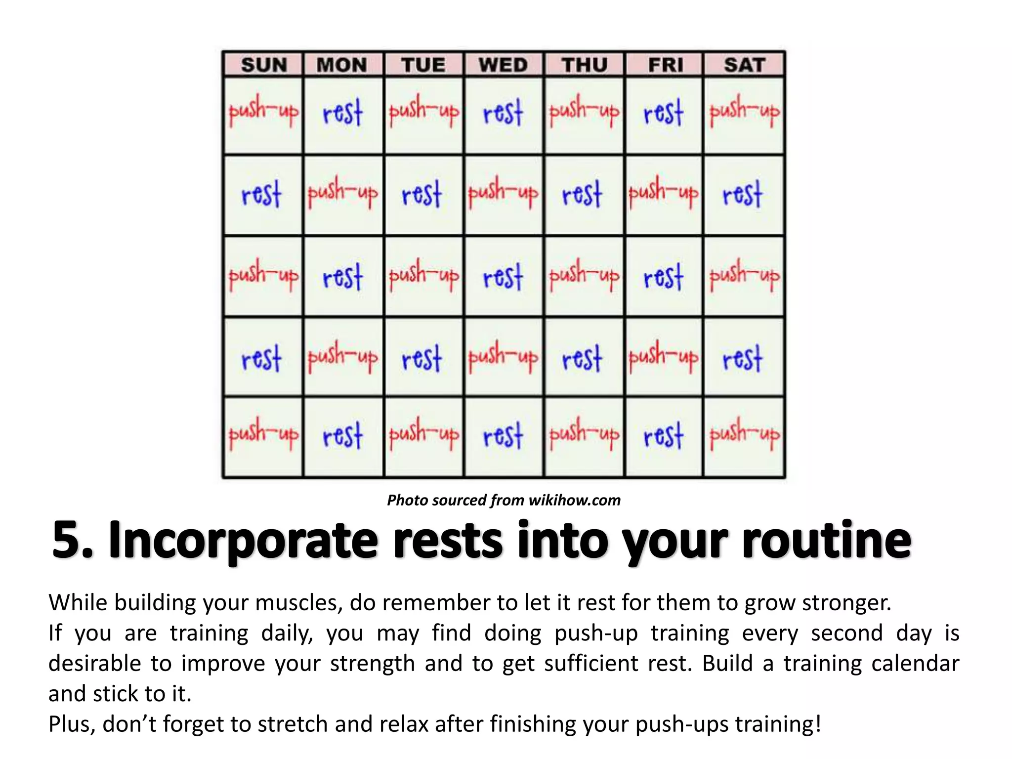 Top 5 tips for ippt training (push ups) | PPTX