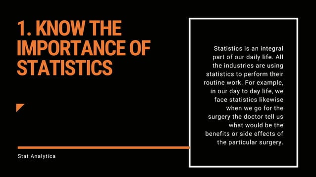 Top 5 tips on how to learn statistics more effectively | PPT