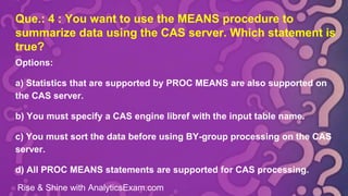 Top 5 Tips to Crack SAS A00-420 Exam | PDF