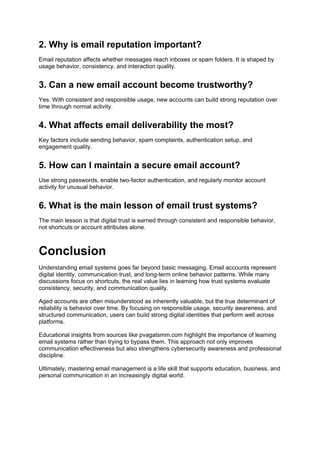Building Trust and Security with Aged Gmail Accounts: Best Practices ...