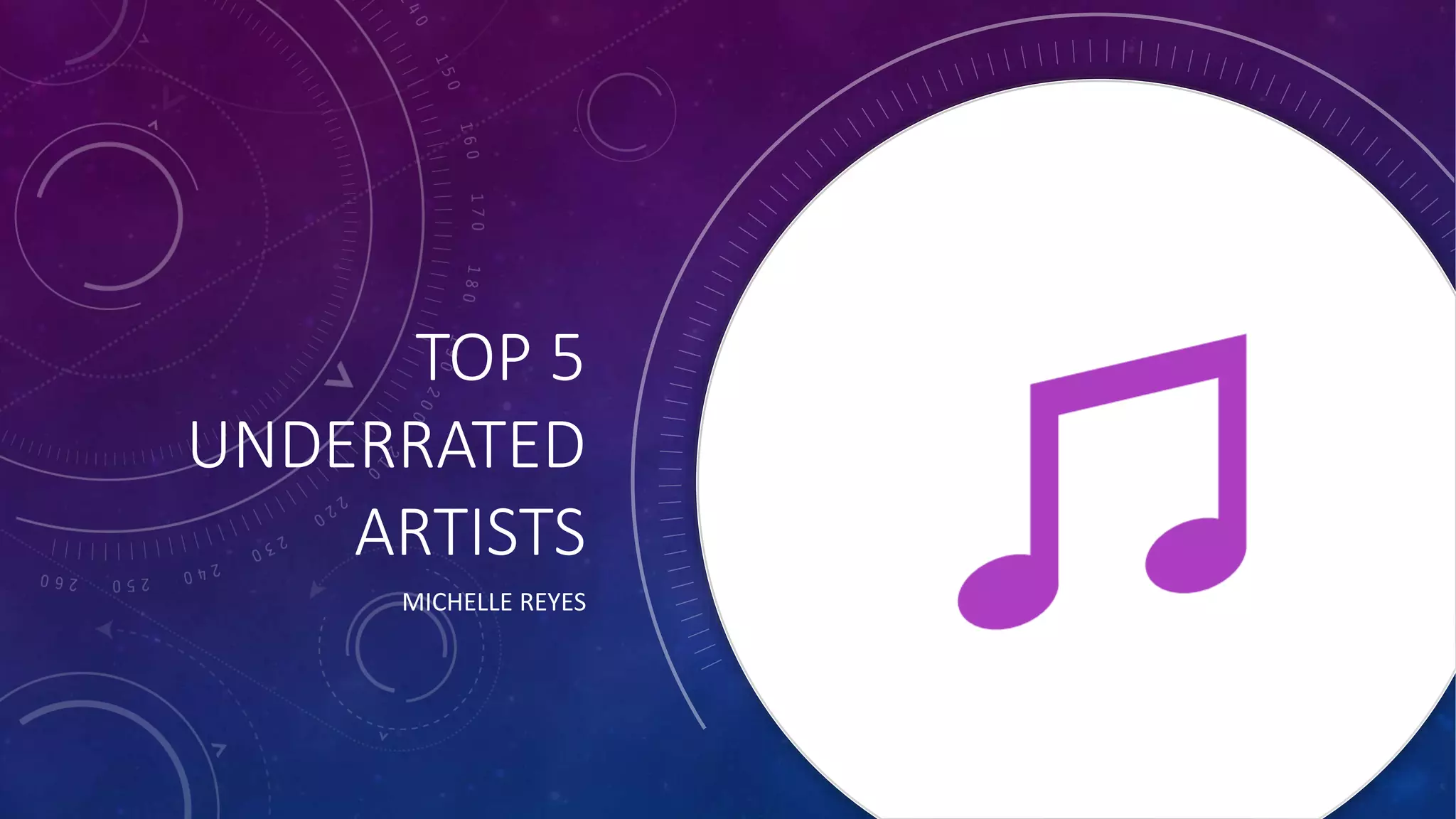 Top 5 underrated artists | PPT