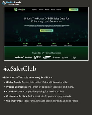 Top 5 Veterinarian Email List Providers in the USA.pdf