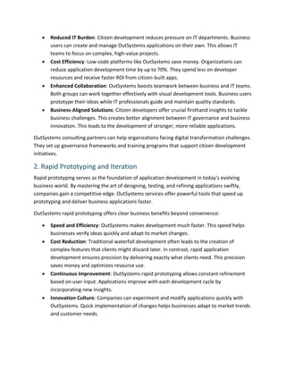 Accelerating App Development with OutSystems | PDF