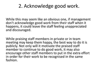 Top 5 ways to motivate employees | PDF | Career Advice | Careers