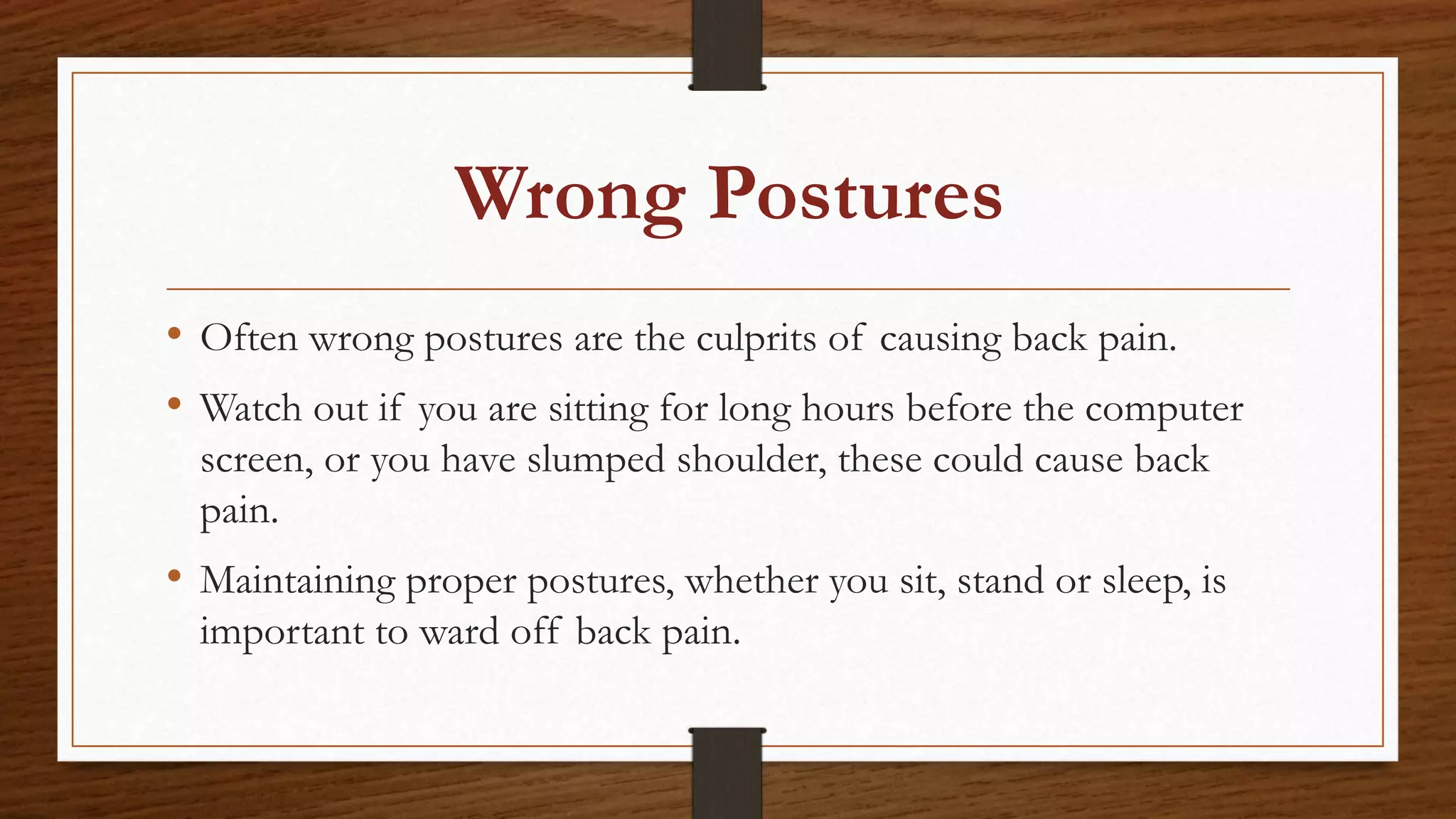 Top 5 yoga postures for back pain | PPTX