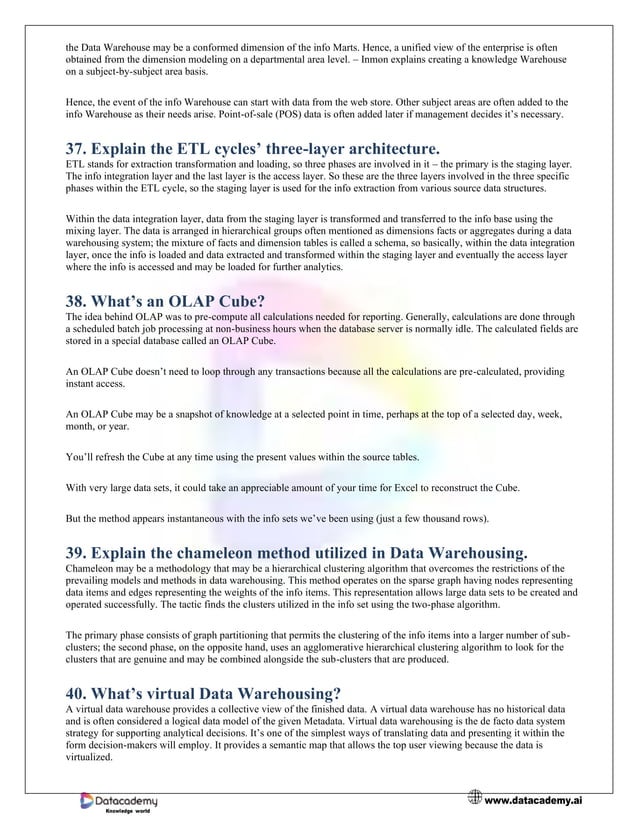 Top 60+ Data Warehouse Interview Questions and Answers.pdf