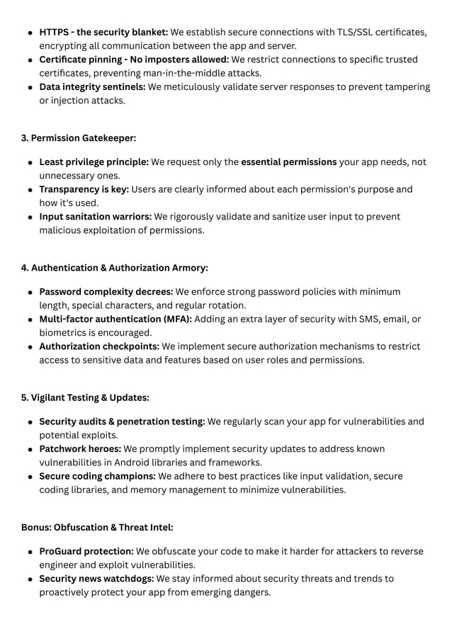 Top 6 Android Security Best Practices for App Development | PDF | Operating Systems | Computer ...