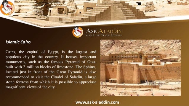Top 6 astounding attraction places of egypt | PPTX