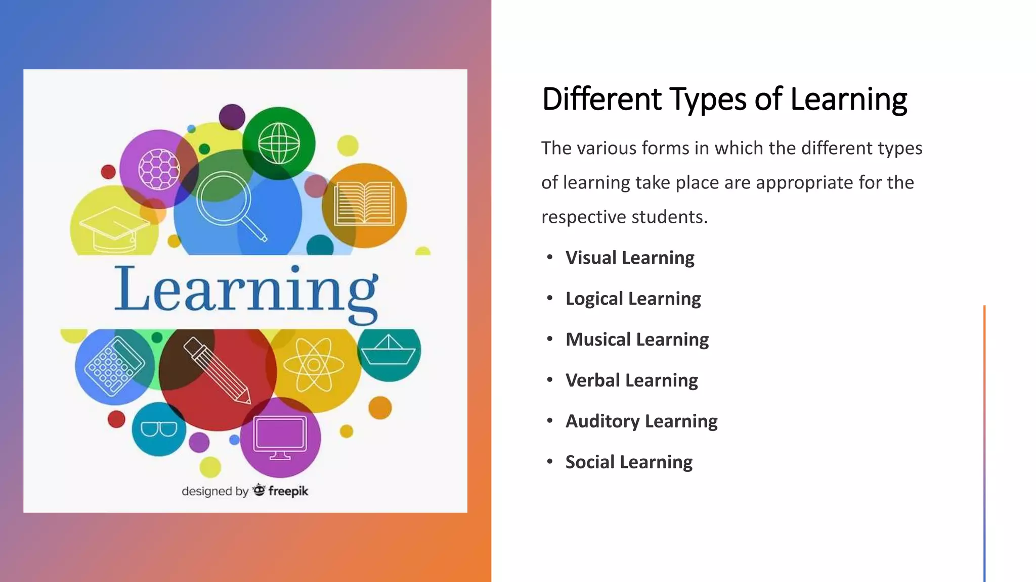 Top 6 Different Learning Styles You Must Know as a Student | PPTX
