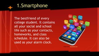 Top 6 Gadgets that are Commonly Used by College Students | PPT