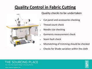 Top 6 garment manufacturing processes and quality checks | PPTX