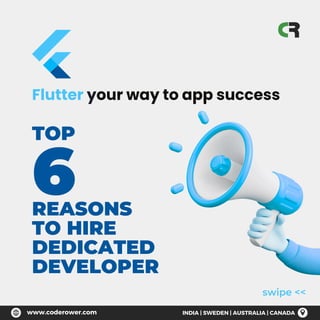 Top 6 Reasons to Hire a Dedicated Flutter Developer | PDF