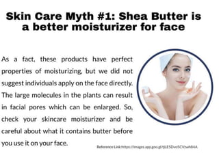 Top 6 skin care myths debunked | PPTX