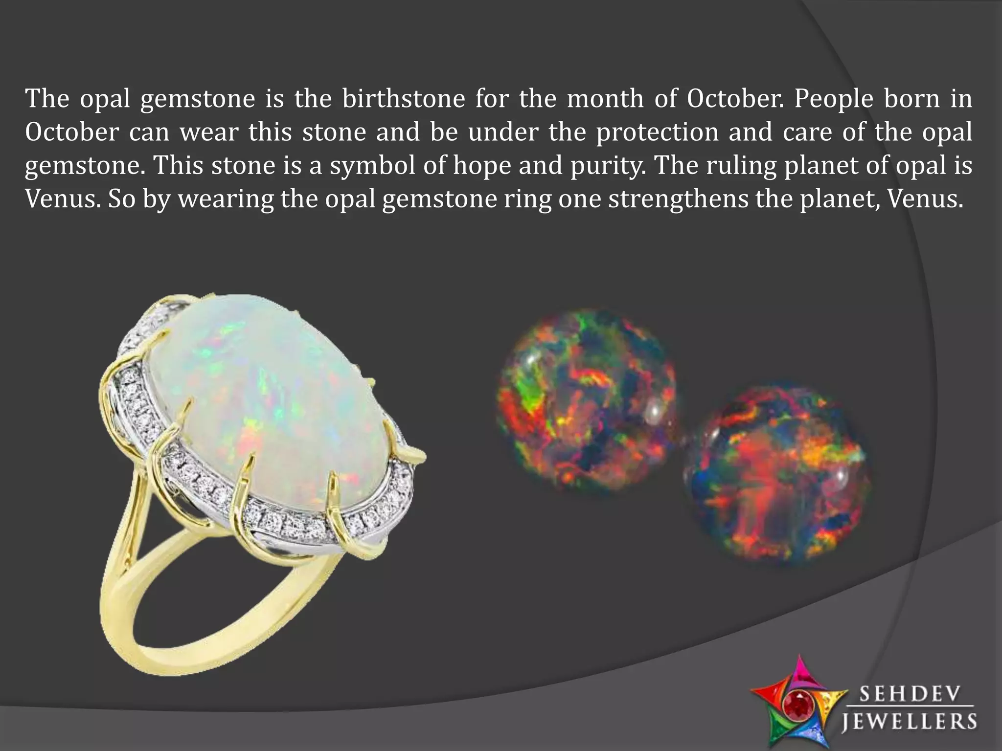 Top 6 Types Of Opal Gemstone | PPTX