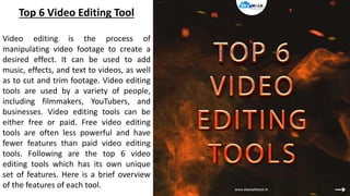 Top 6 Video Editing Tool.pptx