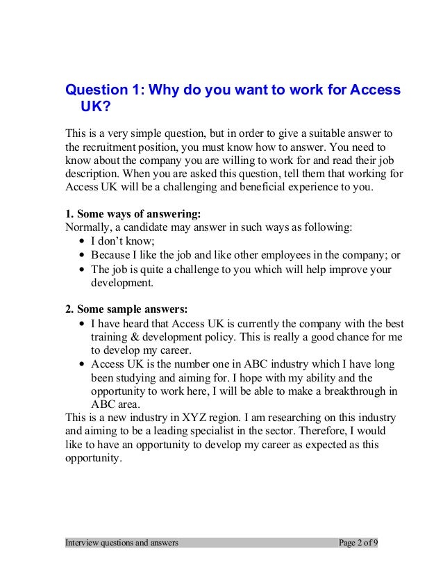 Top 7 Access Uk Interview Questions And Answers top-7-access-uk-interview-questions-and-answers