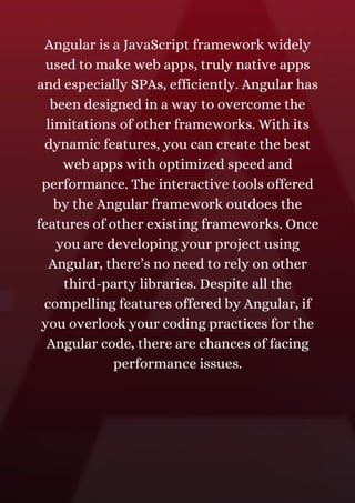 Top 7 Angular Best Practices to Organize Your Angular App | PDF