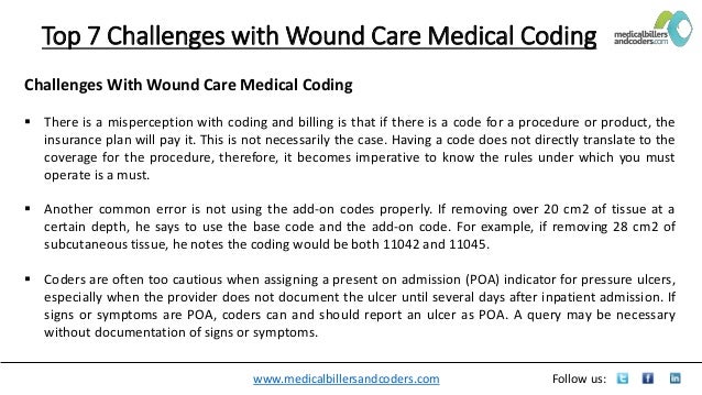Top 7 Challenges with Wound Care Medical Coding | PPTX