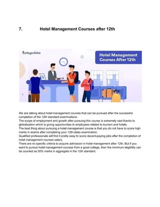 Top 7 Courses for Every Interest and Stage of Education | PDF