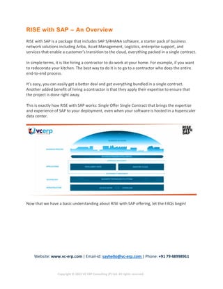 Top 7 FAQs Answered: Decoding RISE with SAP for Enterprises | PDF