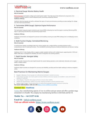 Top 7 Indicators Every Commercial Vessel Needs on One Panel-Veethree | PDF