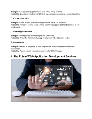 Top7 Mobile App and Web Development Teams for 2024 | PDF | Web ...