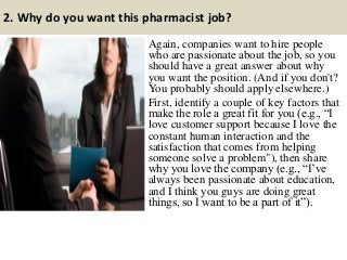 Top 15 pharmacist interview questions and answers pdf