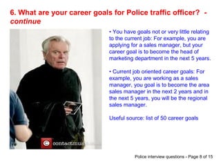 Top 7 police traffic officer interview questions answers | PPT