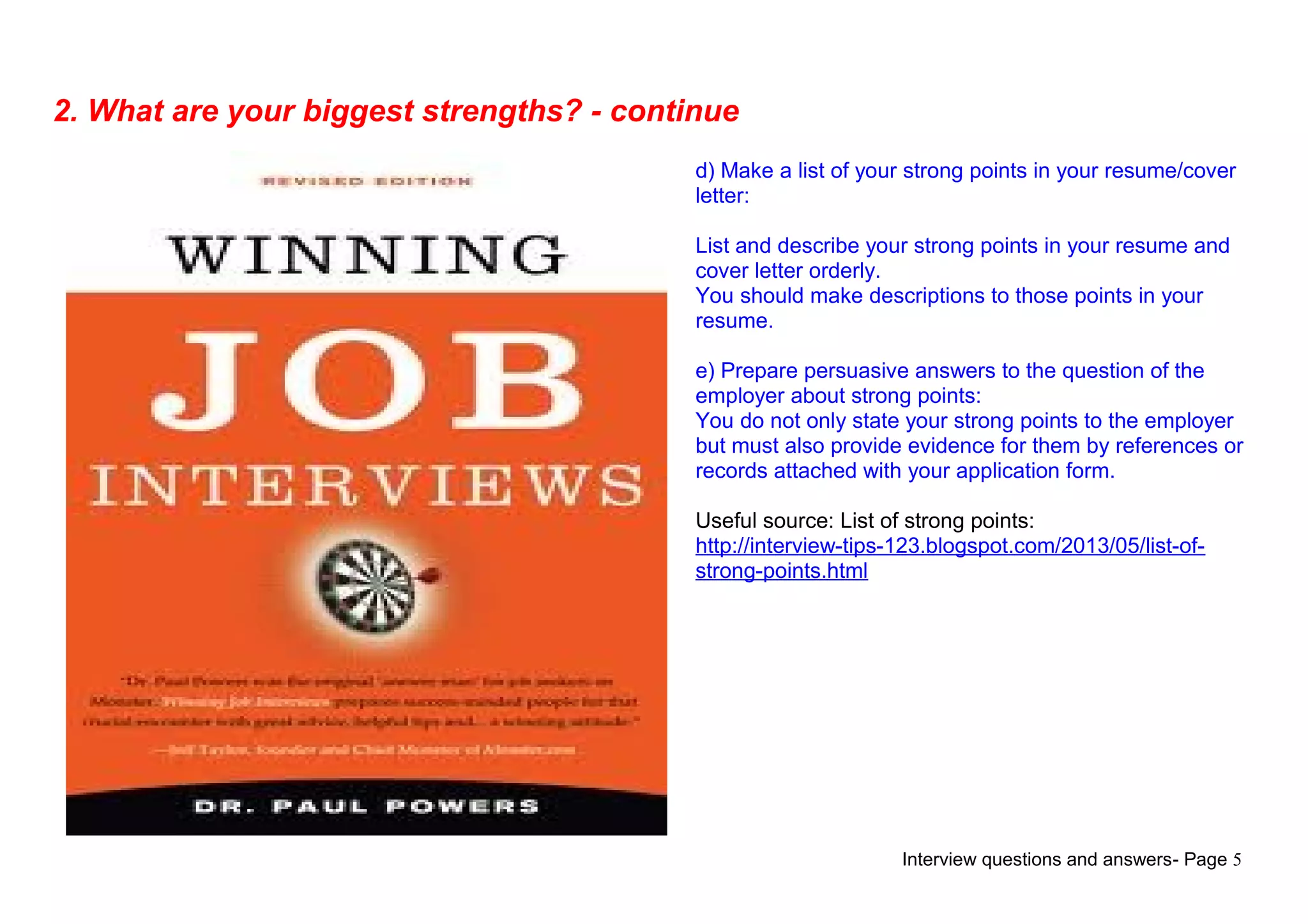Top 7 trainer interview questions answers | PPT