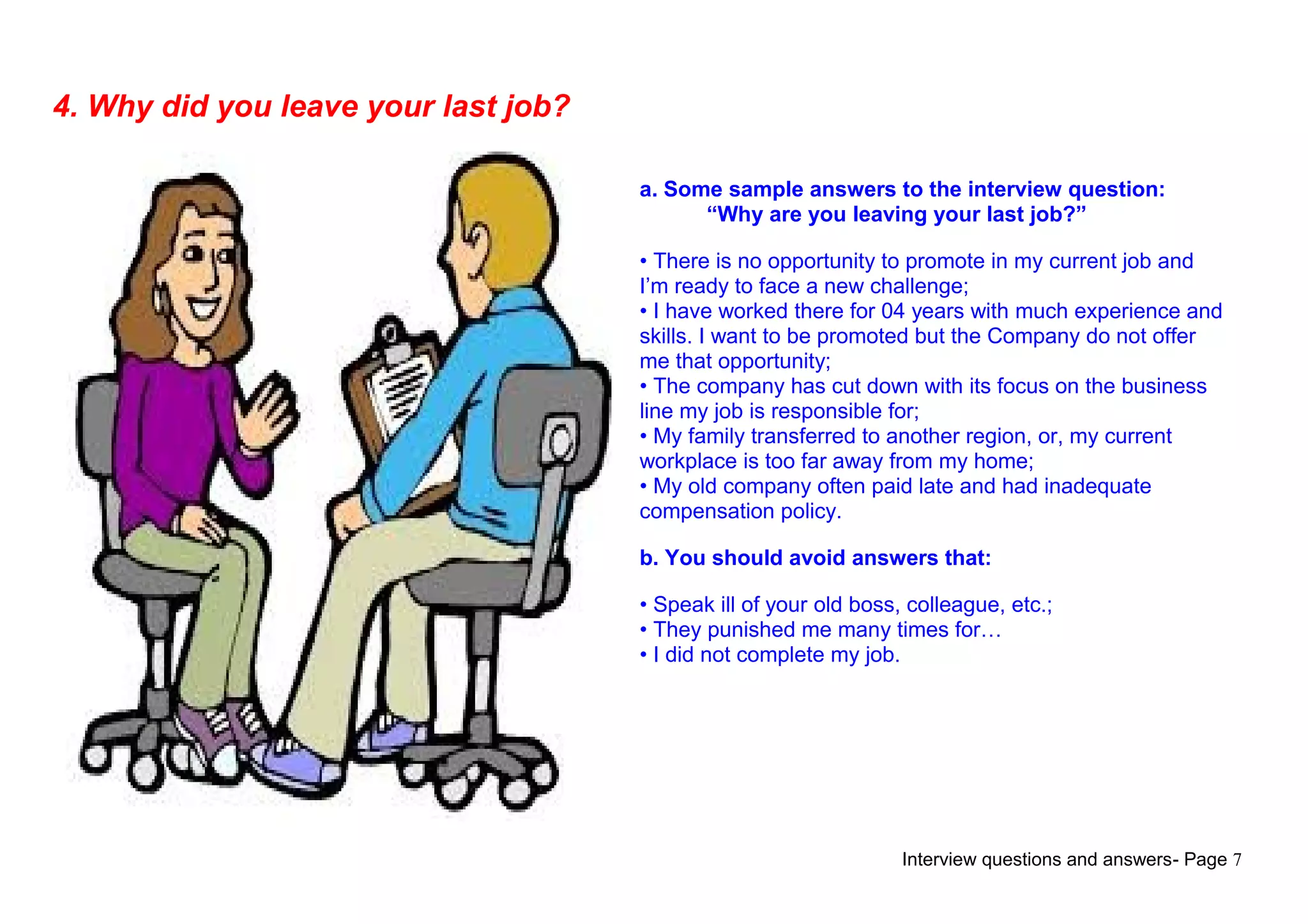 Top 7 trainer interview questions answers | DOC