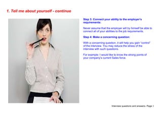 Top 7 trainer interview questions answers | PPT