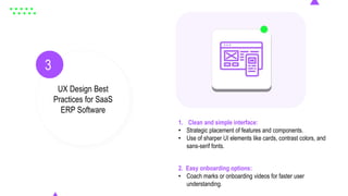 Top 7 UX Design Best Practices for the SaaS ERP System | PPTX