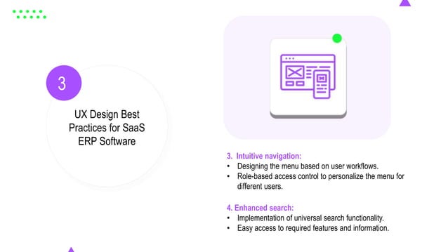 Top 7 UX Design Best Practices for the SaaS ERP System | PPTX