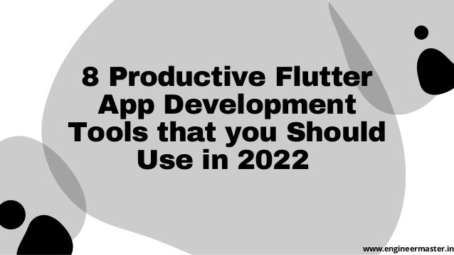 Top 8 flutter app development tool | PPT