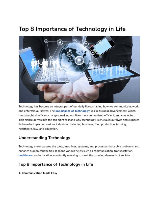 Top 8 Importance of Technology in Life.pdf