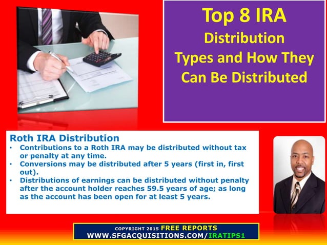Top 8 IRA Distribution Types and How They Can Be Distributed | PPTX